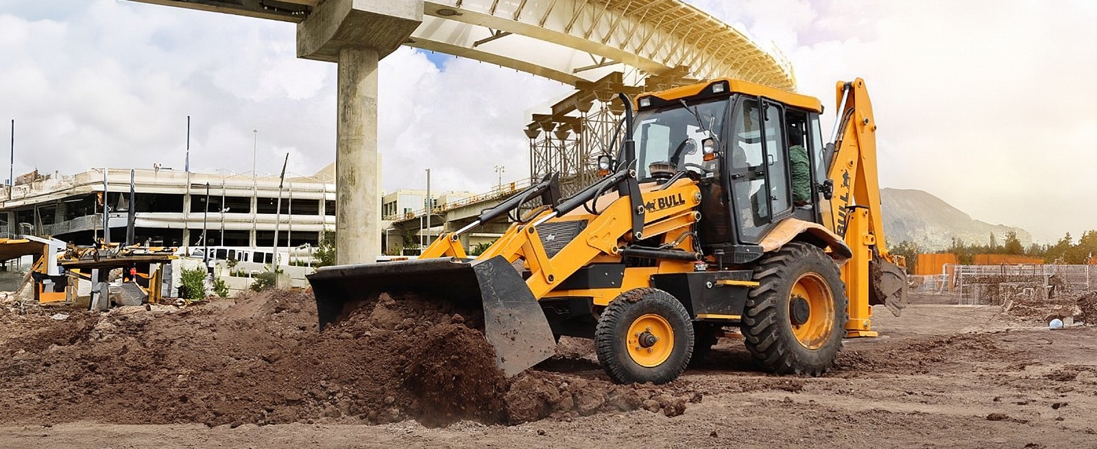Bull HD 76 2WD | Construction Equipment | Backhoe Loader | Bull Machines